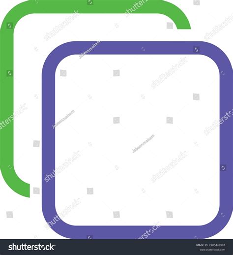 Copy Duplicate File Icon Web App Stock Vector Royalty Free 2205448907