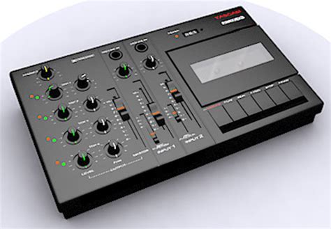 3d Tascam 4 Track Tape Recorder Model