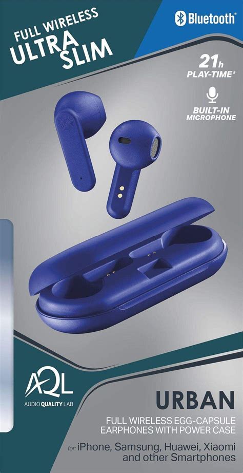 Безжични слушалки Cellularline Urban Tws сини Ozone Bg