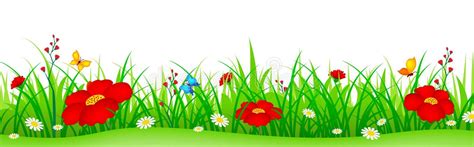 Cartoon Spring Flowers Stock Illustrations 161298 Cartoon Spring
