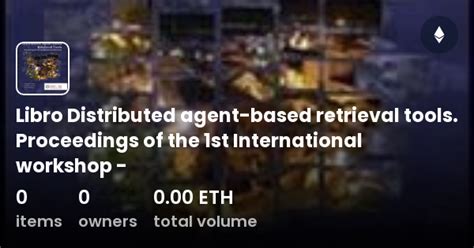 Libro Distributed Agent Based Retrieval Tools Proceedings Of The 1st