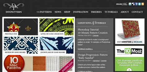 30 sites to find create free website background pattern designs