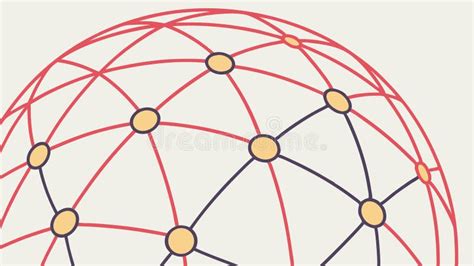 Human Head With Network Sphere Global Communication Vector Design Generative Ai Stock Vector