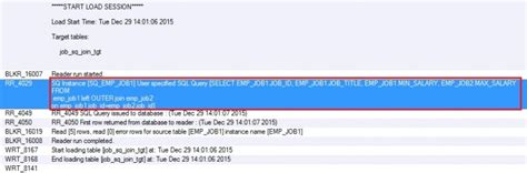 Source Qualifier User Defined Join Left Outer Join Explore Informatica