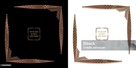 독특한 3 차원 텍스트 분배기 모서리 프레임 테두리 및 장식 디자인 요소 시리즈 뒤집을 때 프레임으로 사용할 수 있습니다 0명에