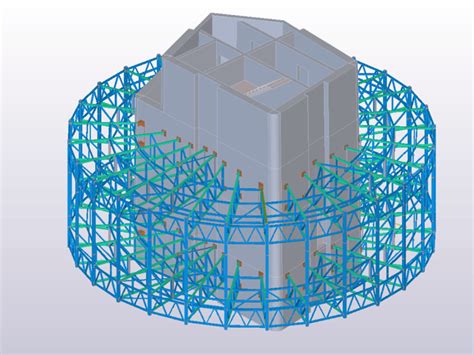 A Detailed Tekla Structures 3d Model With Workshop Drawings Nc Ifc