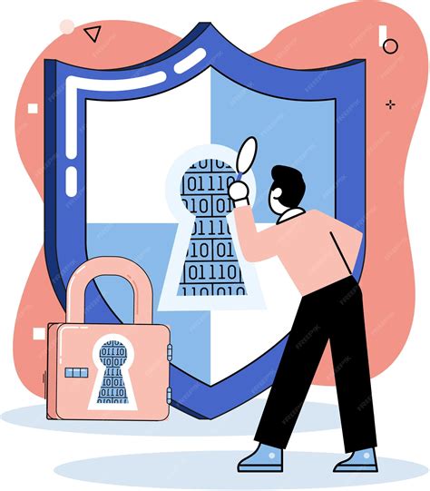 Premium Vector Data Protection Privacy Internet Security Secure Data