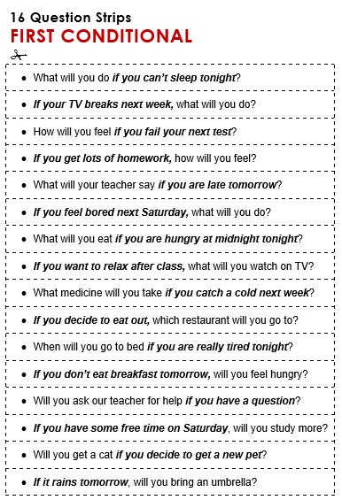 Ficha Interactiva De First Conditional Para A