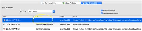 If A File Download Fails With 503 Dont Abort The Whole Sync · Issue 5088 · Owncloudclient
