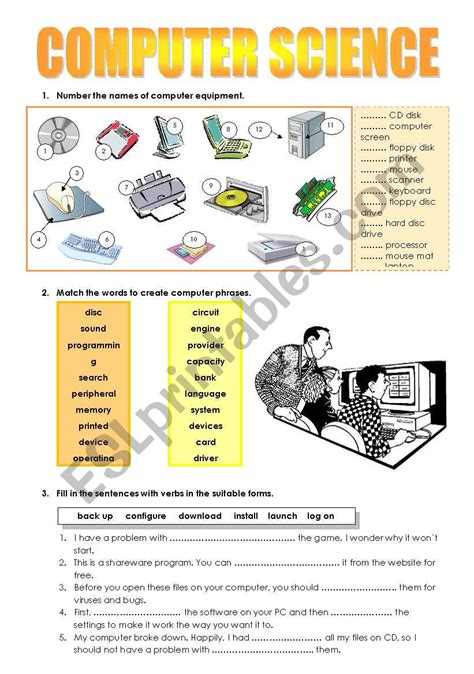 Computer Science Worksheets