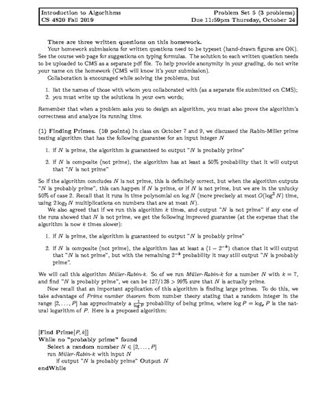 Ps5 Homework Assignment From Cs 4820 Taught By Professor Eva Tardis