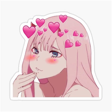 Zero Two Sticker For Sale By Scrol Redbubble