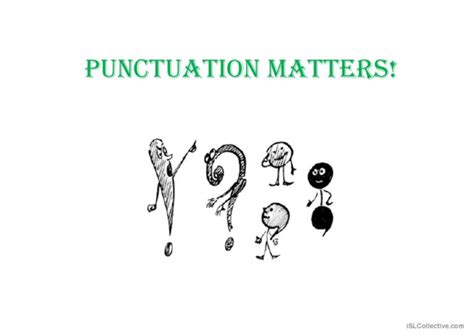 Punctuation Saves Lives English Esl Powerpoints