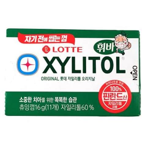 자일리톨오리지날 16g11입롯데 배민스토어