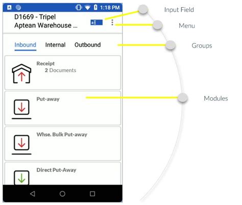 Wms Wms App On The Handheld Device