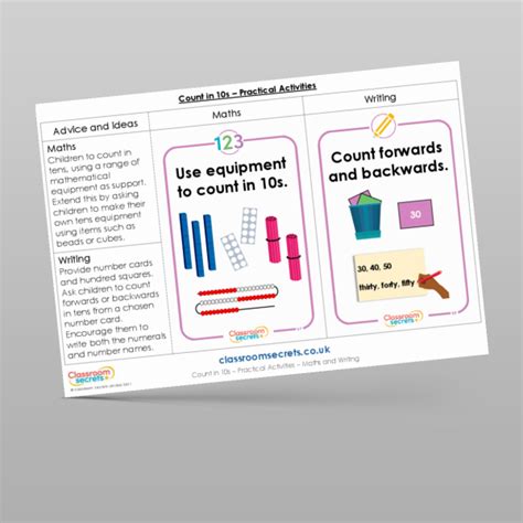 Year 1 Count In 10s Practical Activities Resource Classroom Secrets