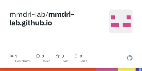 Github Mmdrl Labmmdrl