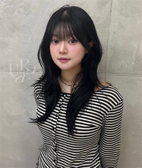 해운대미용실 유아크헤어 재은 허쉬레이어드펌 허그펌 레이어드펌 자연스러운 컬과 트렌디하게 허쉬레이어드펌 디자인 ☁️ 적당한 레이어와 가볍지만 자연스러운 컬감으로 볼륨감은