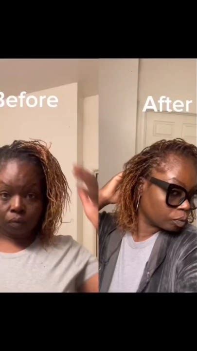 Heres How Re Dyed My Microlocs Locs Locjourney Microlocs Shorts