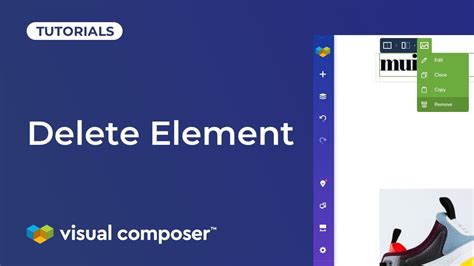 How To Delete An Element In Visual Composer Website Builder Youtube