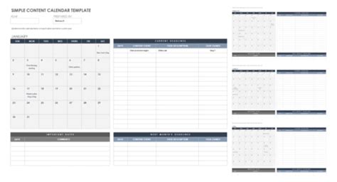 8 FREE Content Plan Templates To Organize The Chaos