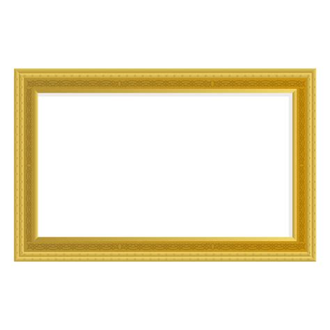 Design Png E Svg De Moldura Dourada Retangular Para Camisetas🌝 Viva A