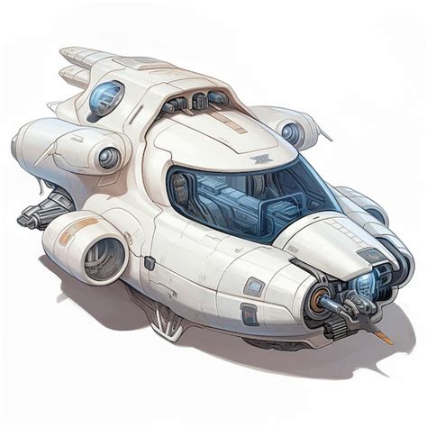 Premium Ai Image Spaceship Design