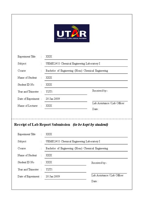Lab Report Cover Page How To Create A Lab Report Cover Page Download This Lab Report Cover