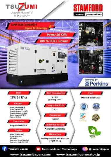 Jual Genset Perkins Stamford 100 Kva Original Murah Harga Diskon Juni