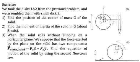 Solved Exercise We Took The Disks From The Previous Chegg