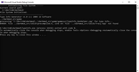 Uninitialized Members And Typeinfo TDM Tech Support The Dark Mod Forums