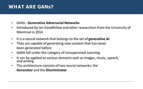 Generative Adversarial Network Gans Pptx