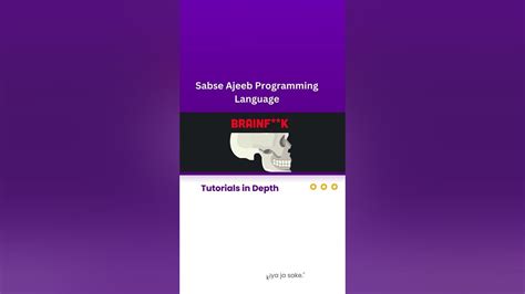 The Most Confusing Programming Language Ever Coding Fact Fullstack Nation Shorts Viral