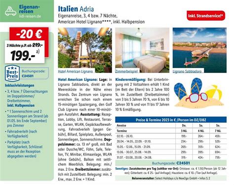 Italien Adria Angebot Bei Lidl Reisen 1Prospekte De