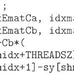 CUDA Implementation Of The E X Component Update Download Scientific Diagram