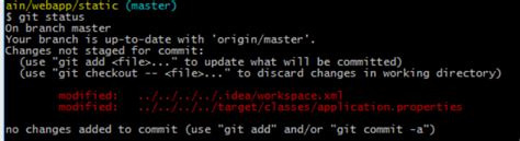 Git Gitignore Doesnt Work On Xml Files And Target Directory