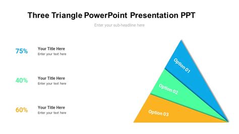 Three Triangle Powerpoint Presentation Ppt Pptuniverse