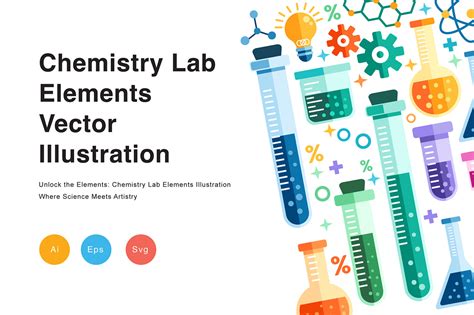 Chemistry Lab Elements Illustration Behance