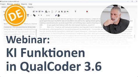 Webinar Ki Unterstütze Datenanalyse In Qualcoder 3 6 Youtube