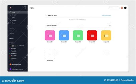Task Tracker App Concept Social Media Vector Illustration Stock Vector
