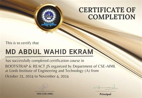 Abdul Wahid On Linkedin Bootstrap Reactjs Webdevelopment Certificate Workshop Skillbuilding