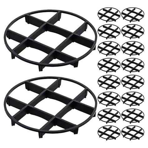 Beaupretty 50pack Indoor Plant Pot Pad Black Pp Plant Base Support Multiple Pots Outdoor Garden