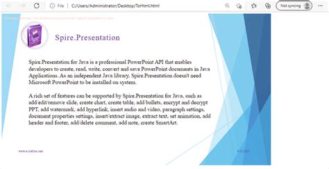 简单工具学会快速在java中将 powerpoint 文档转换为 html 格式文件 ppt转html java csdn博客