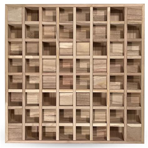 Panel Bxi Sound Diffuser 24 X 24 X 2 8 Inches Wood Acoustic Diffuser