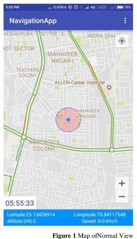 figure 1 from vehicle navigation system using android semantic scholar