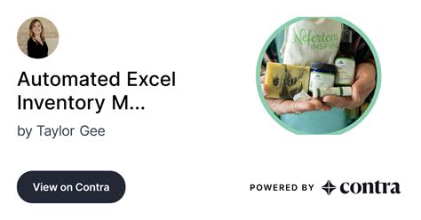 Automated Excel Inventory Management System By Taylor Gee