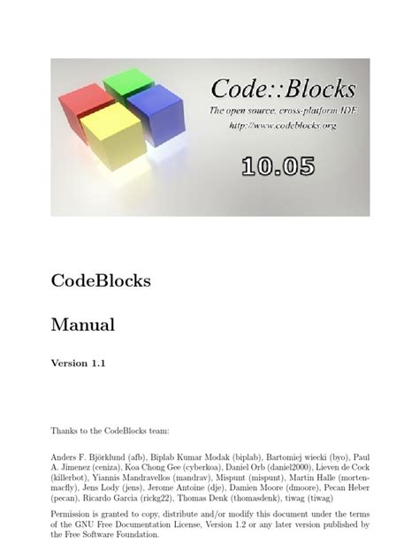 manual code blocks
