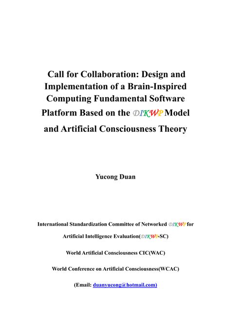 Pdf Call For Collaboration Design And Implementation Of A Brain Inspired Computing