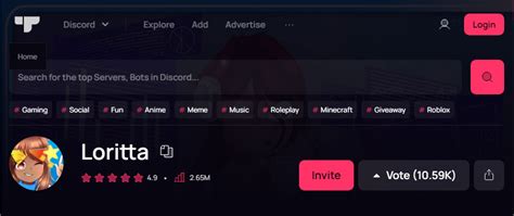 How To Add Loritta Bot On Discord Step By Step Golinuxcloud