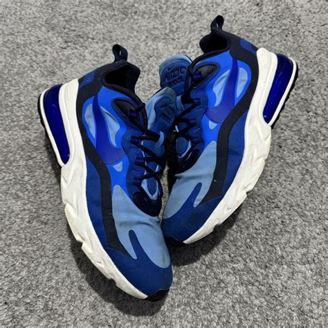 Nike Air Max 270 React Blue Size Uk9 No Box Good Depop